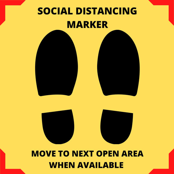 Social Distancing Floor Marking Sign