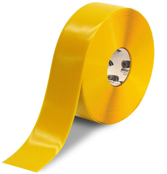 3" Solid Color YELLOW Floor Tape - 100' Roll